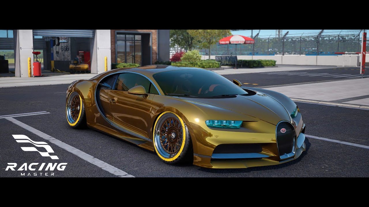 Racing Master Bugatti Chiron with paint Chrome Goldenrod - YouTube