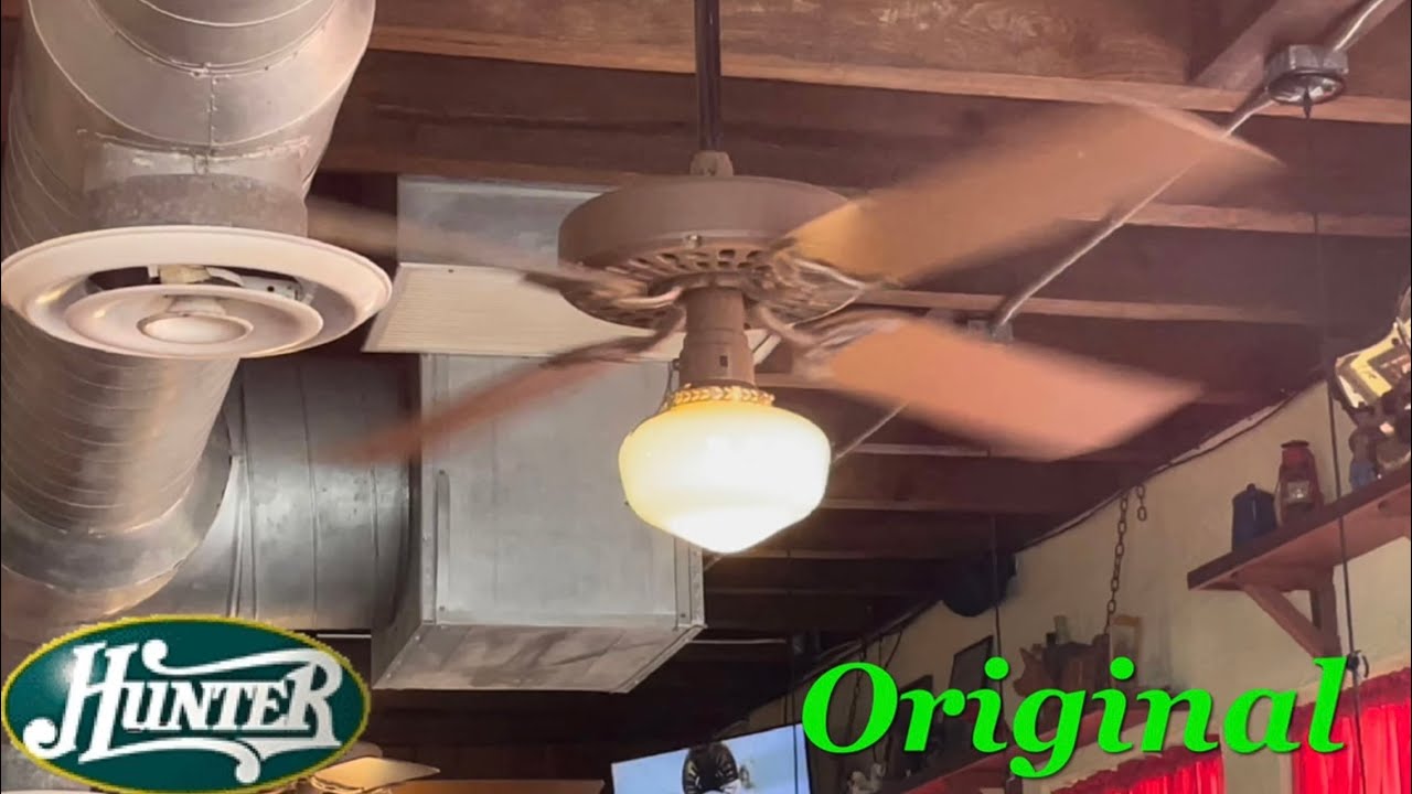 52" Hunter Original Ceiling Fans - YouTube