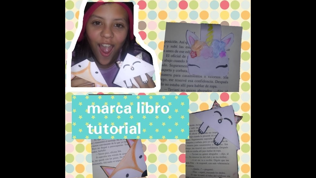 Como hacer Marca libros papel | tutorial - YouTube
