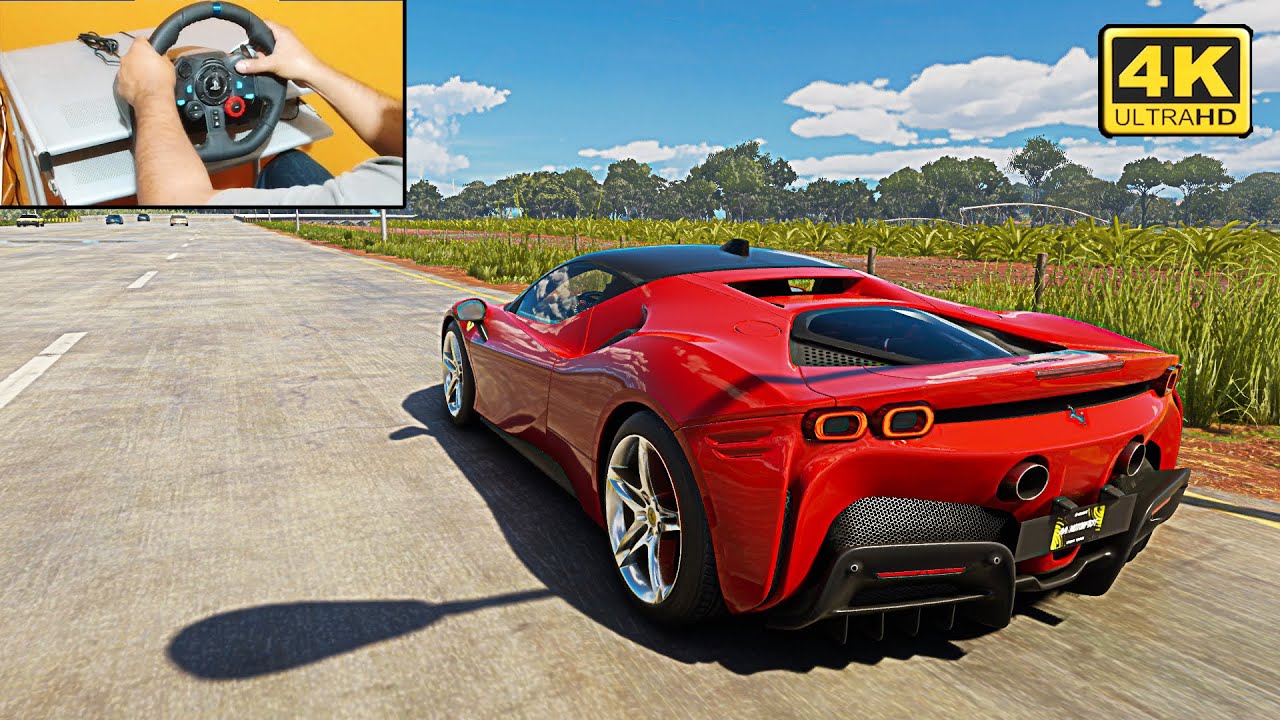 Ferrari SF90 0-200 KM/H 6,7 seconds | 4K PS5 The Crew Motorfest ...