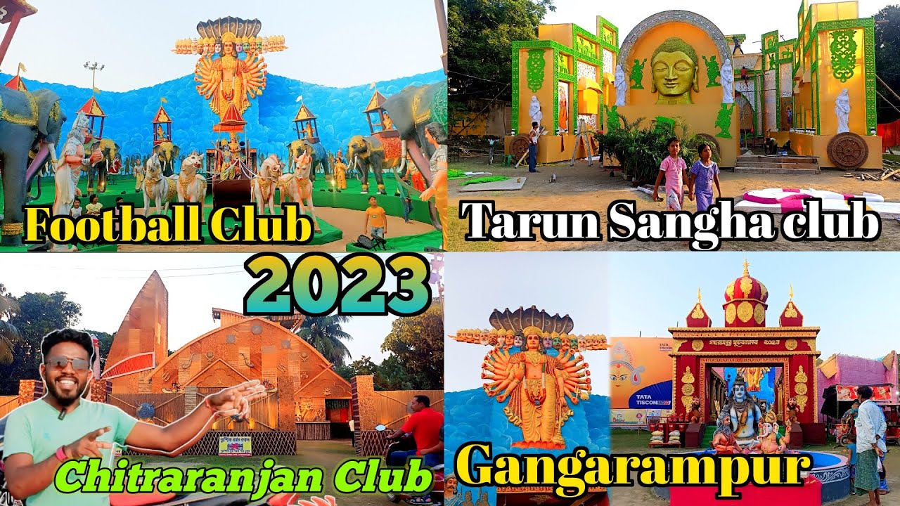 Gangarampur Durga Puja Pandal Structure | Gangarampur Durga Puja 2023 ...