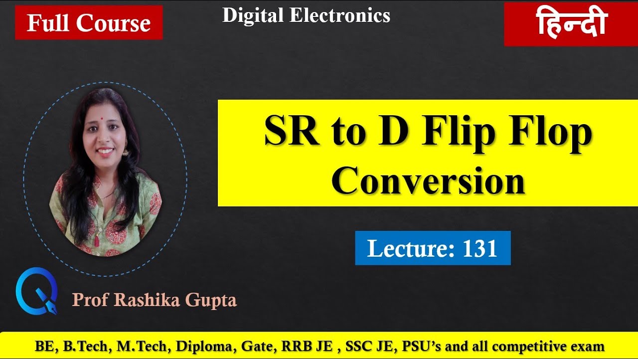 # 131 SR to D Flip-Flop Conversion || Flip-Flop Conversion. - YouTube