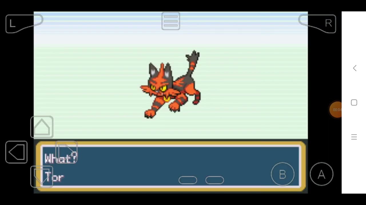 Pokemon advanced version- Torracat evolution level - YouTube