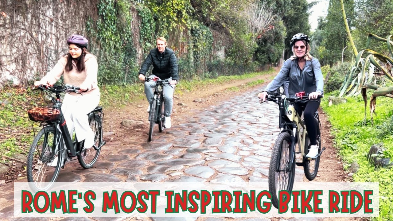 e-Bike The Appian Way & Roman Aqueducts | Rome's Best Bike Ride - YouTube