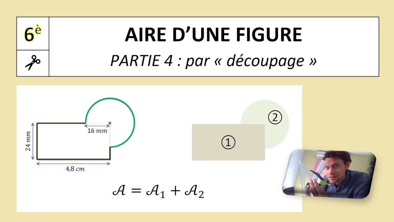 6è M2 4 Aires Aire Par Découpage Youtube
