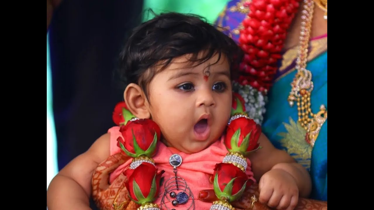 Naming Ceremony Highlights | Shanvika | Cradle Function | Annaprasan ...