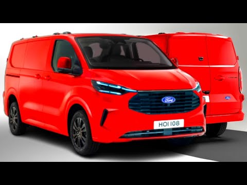 All New 2023 Ford Transit Custom Limited Van (Artisan Red) - Review ...