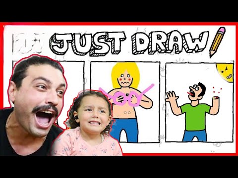 ÇİZGİ ÇİZ VE ŞEKLİ TAMAMLA  😱 Just Draw