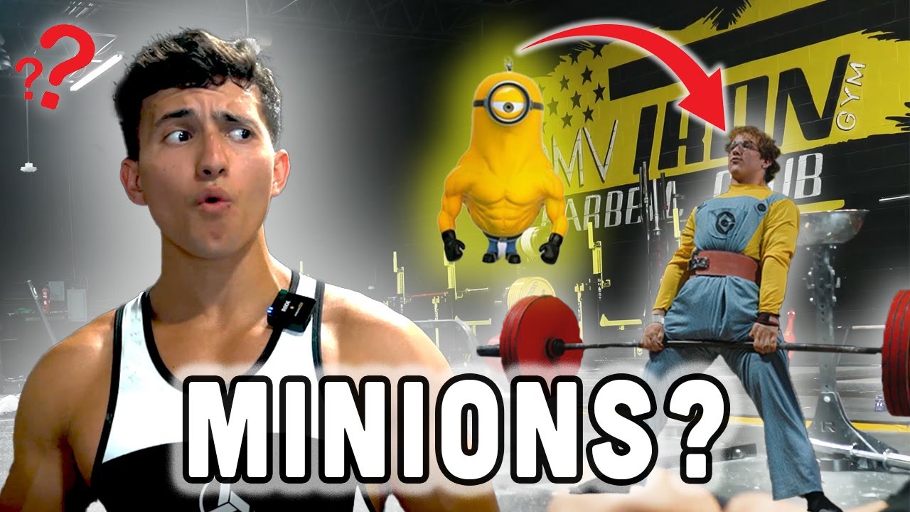 RT800 Ep 1 - Deadlifting with MINIONS?! #deadlift #gym #phenom #minions ...