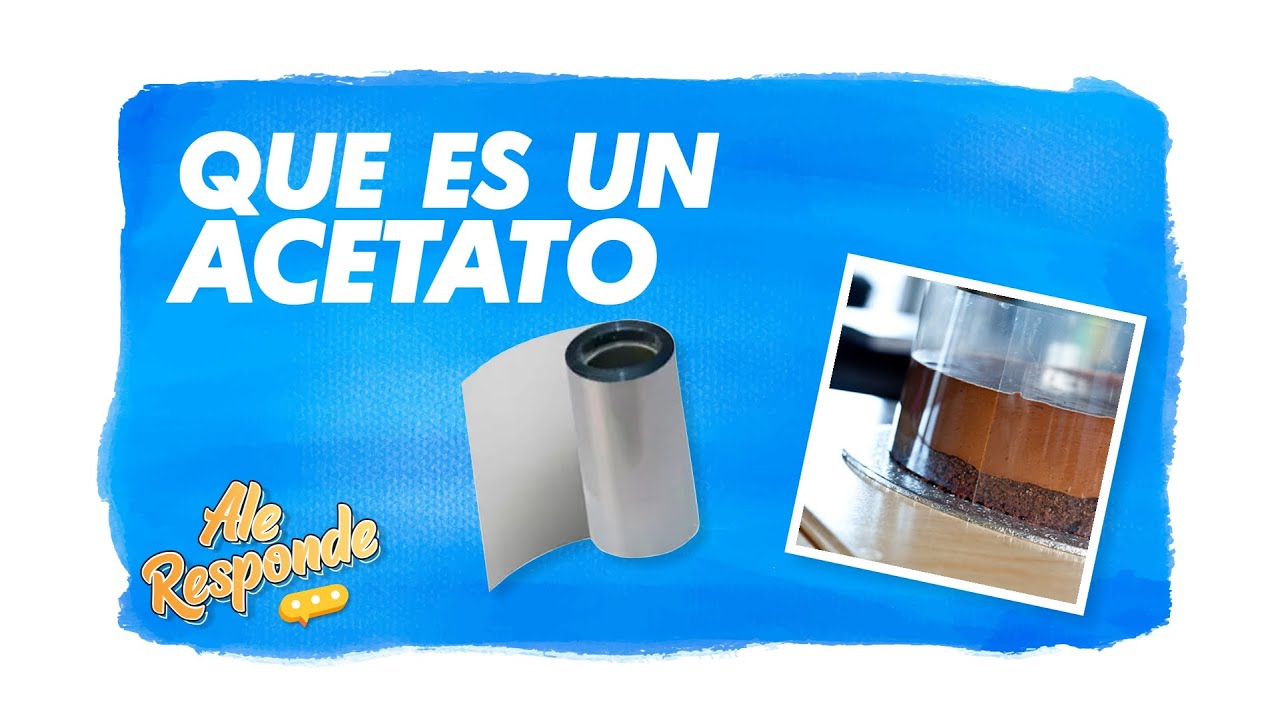 QUE ES UN ACETATO | Alessandra Rossi Cakes - YouTube