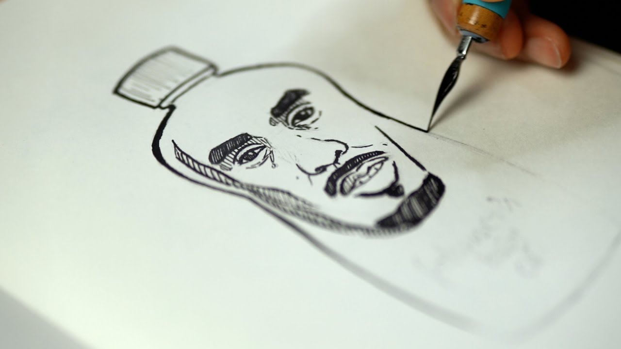 [ASMR] Drawing Diddy As a Bottle Of Baby Oil - YouTube