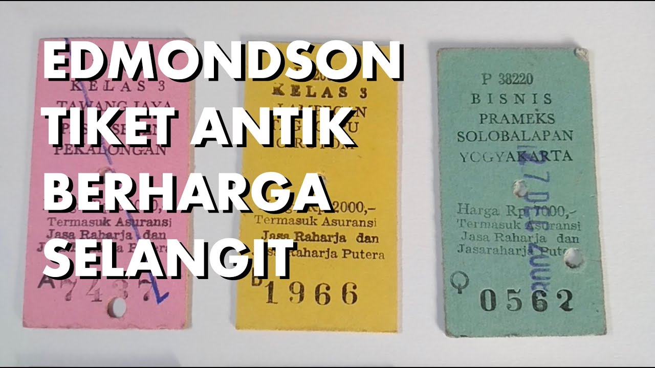 Tiket Edmondson Tetap Dicari di Era Digital | Pernak-pernik | Kereta ...