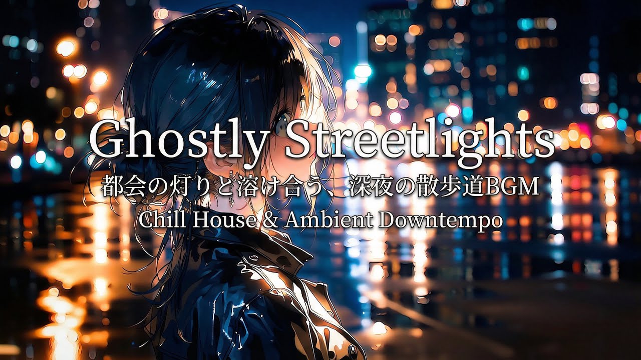 Ghostly Streetlights-都会の灯りと溶け合う、深夜の散歩道BGM - YouTube