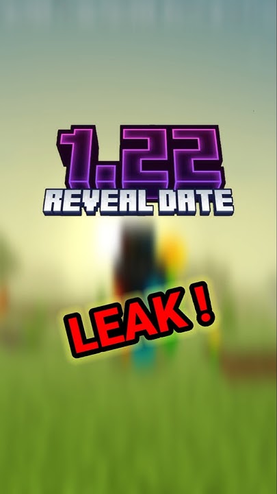 MINECRAFT 1.22 UPDATE IS LEAKED! ||MINECRAFT UPDATE||#leak #leaked # ...