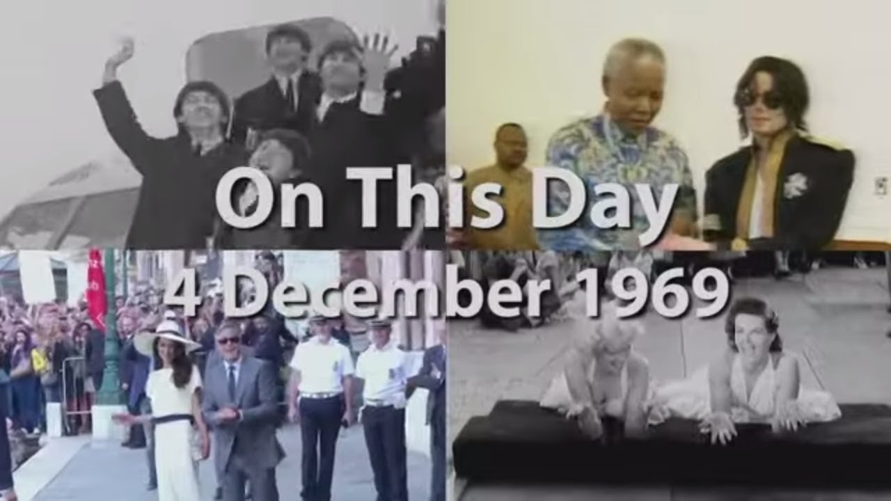On This Day: 4 December 1969 - YouTube
