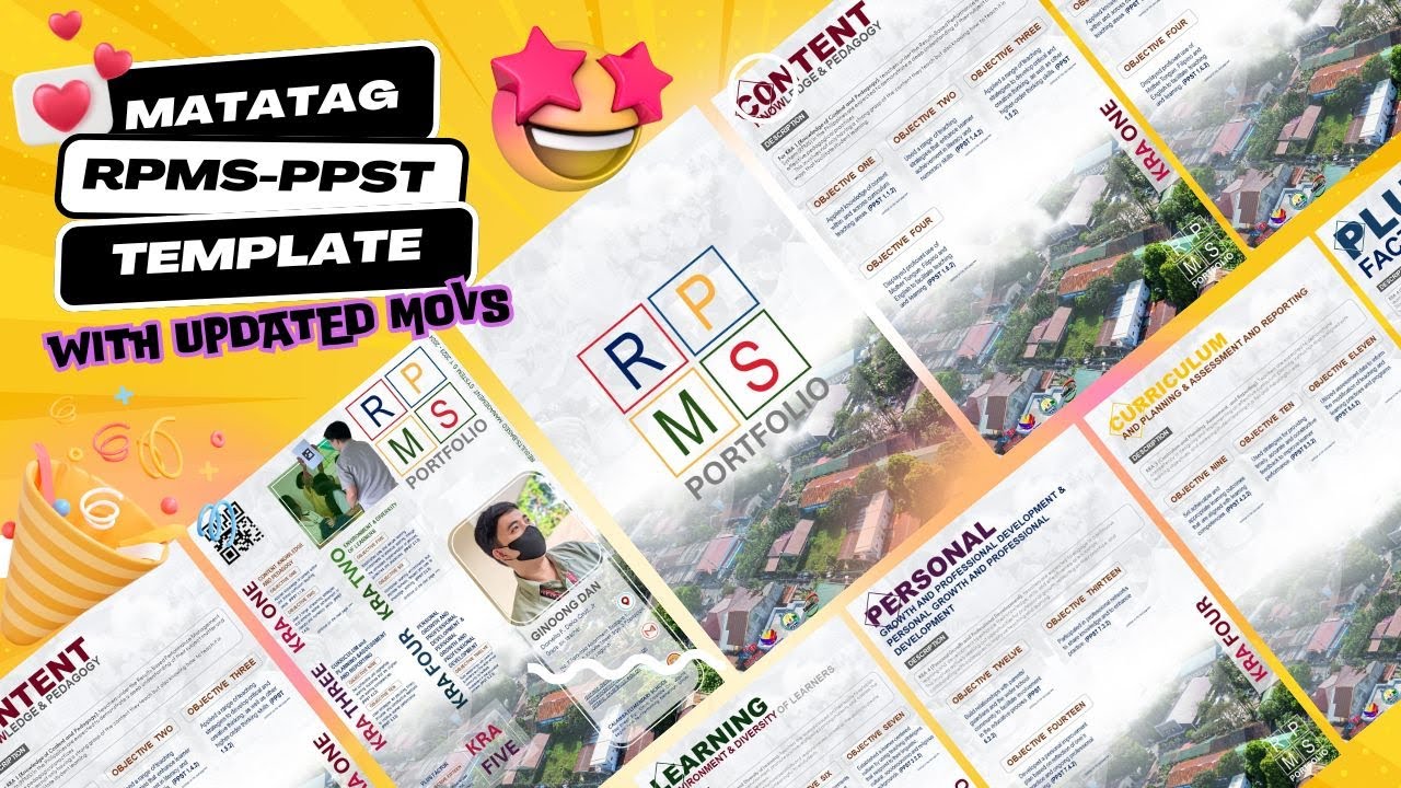 MATATAG RPMS PPST TEMPLATE 2024 With Updated KRAs and MOVs - YouTube