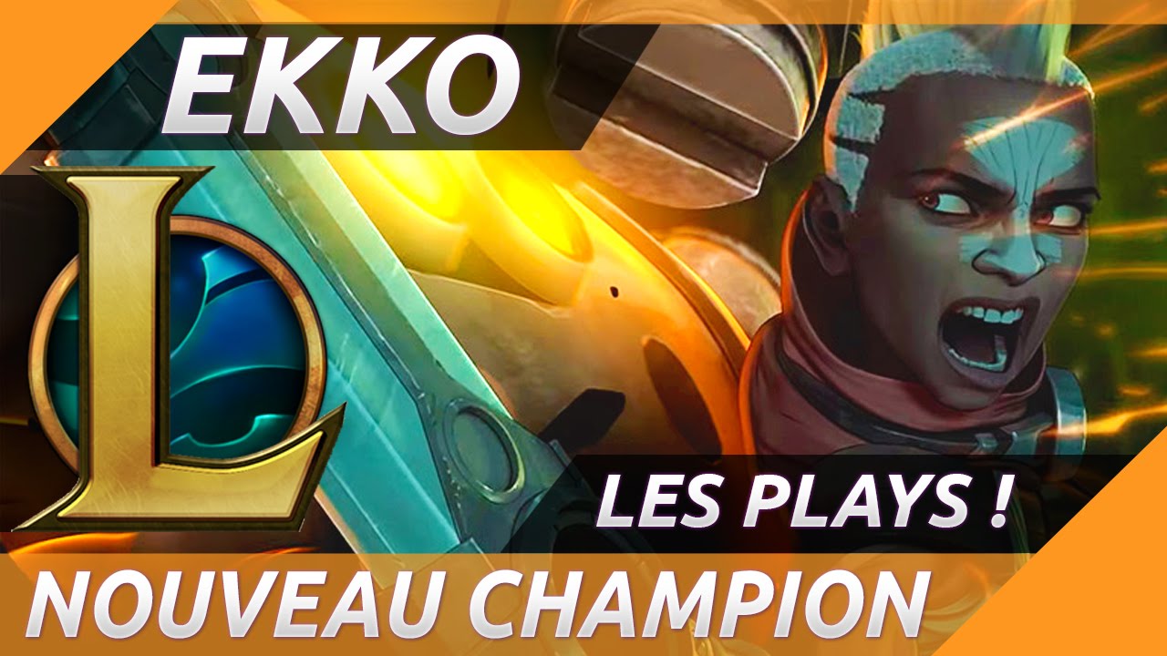 EKKO Nouveau champion à PLAYS ♦ Skyyart Gameplay en 1 v 1 LoL FR - YouTube