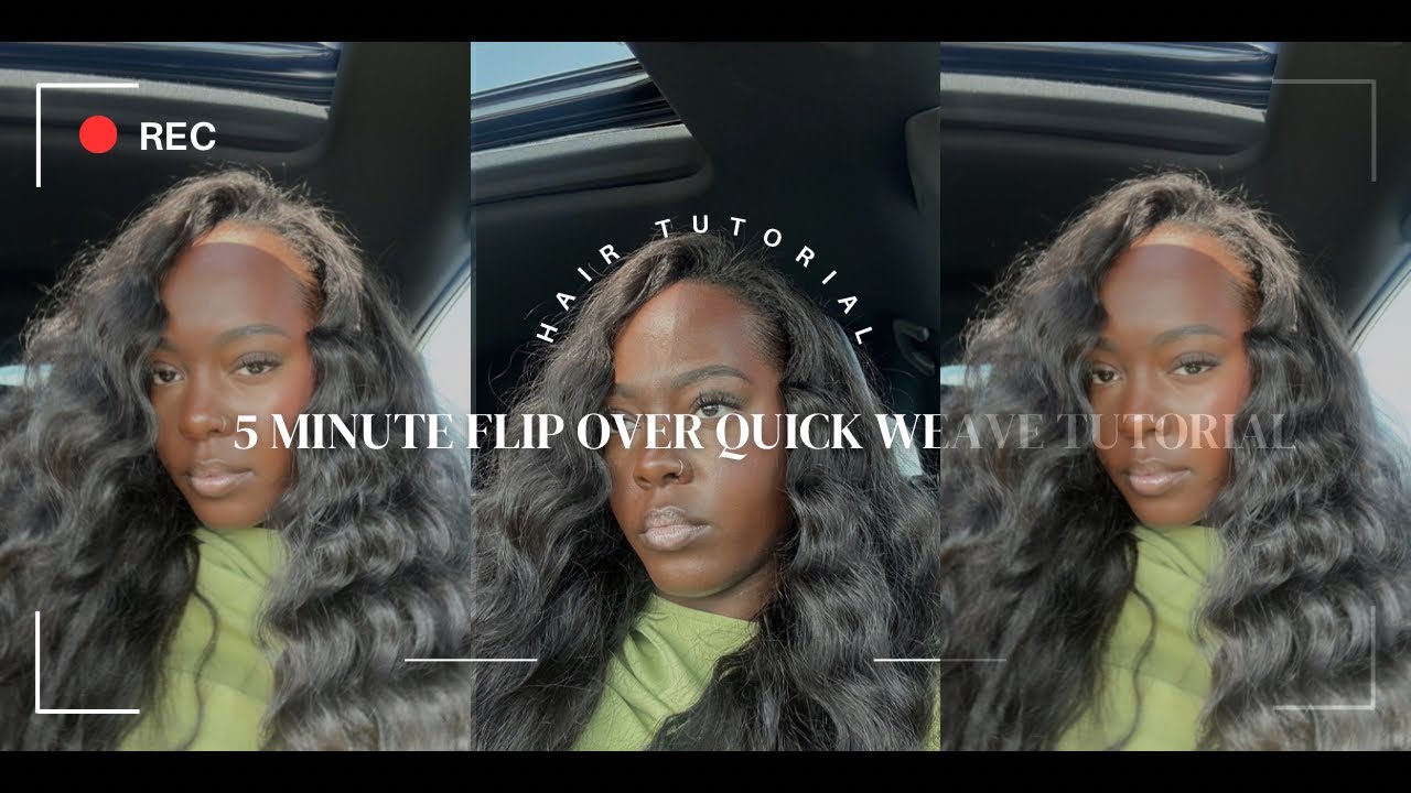 5 MINUTE FLIP OVER QUICK WEAVE | BEGINNER FRIENDLY - YouTube