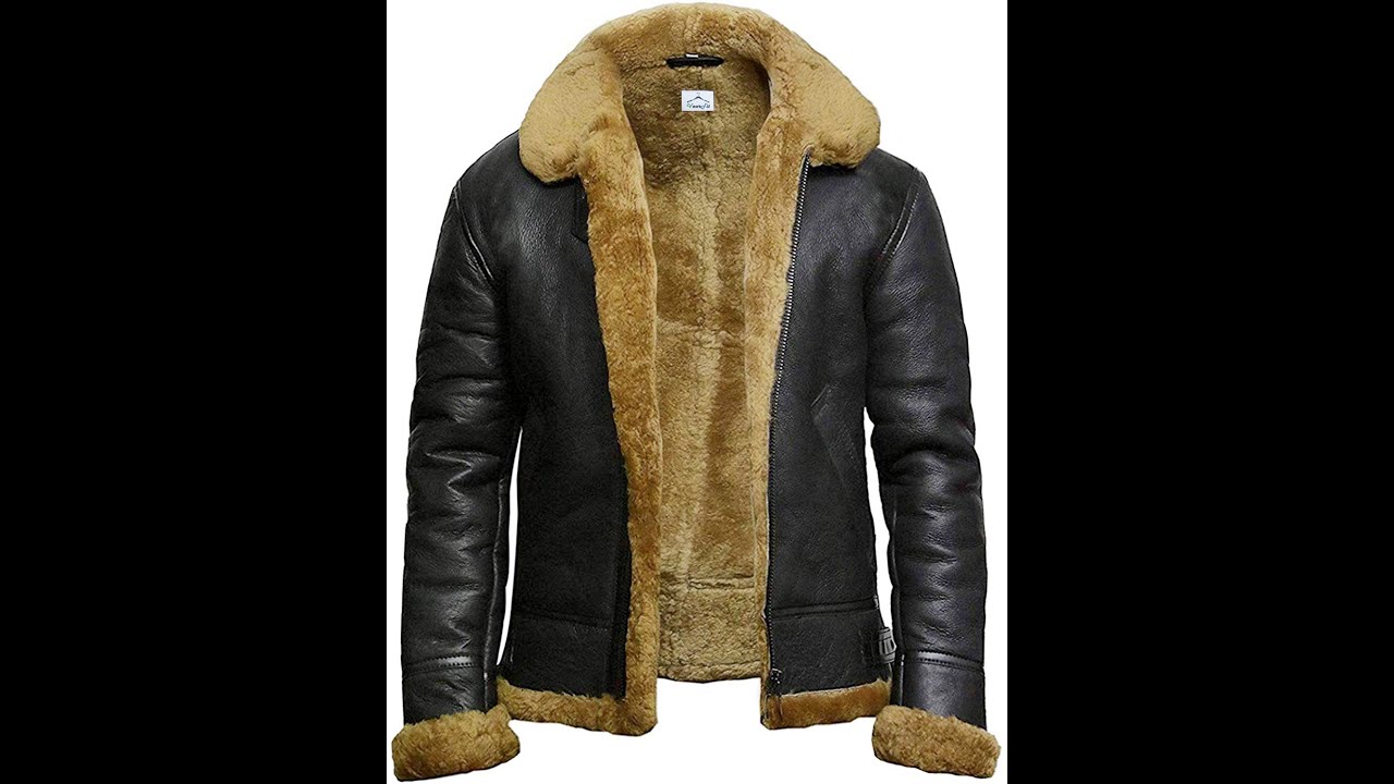 Shearling Mens Real Leather Jackets Designer collection - YouTube