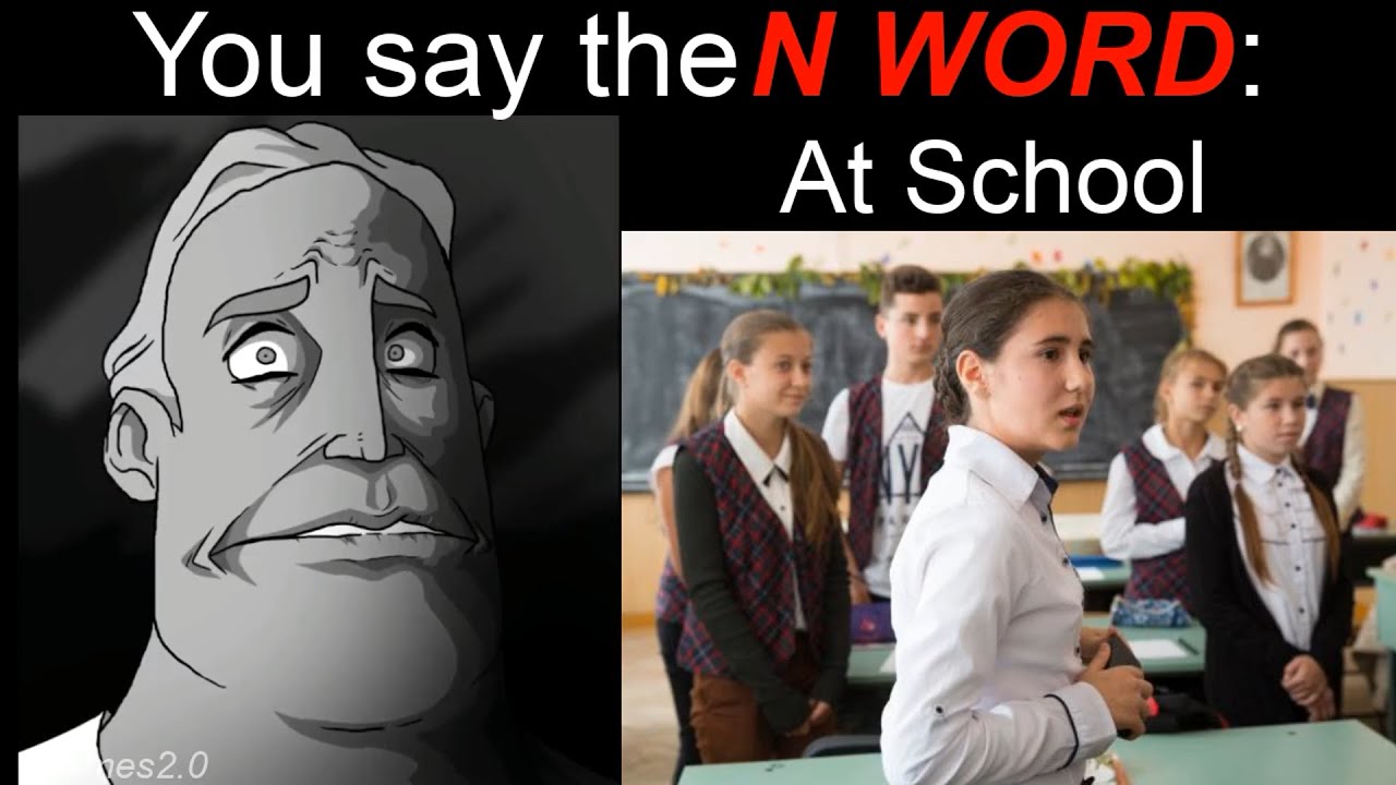 YOU SAY THE N WORD (UNCANNY): - YouTube