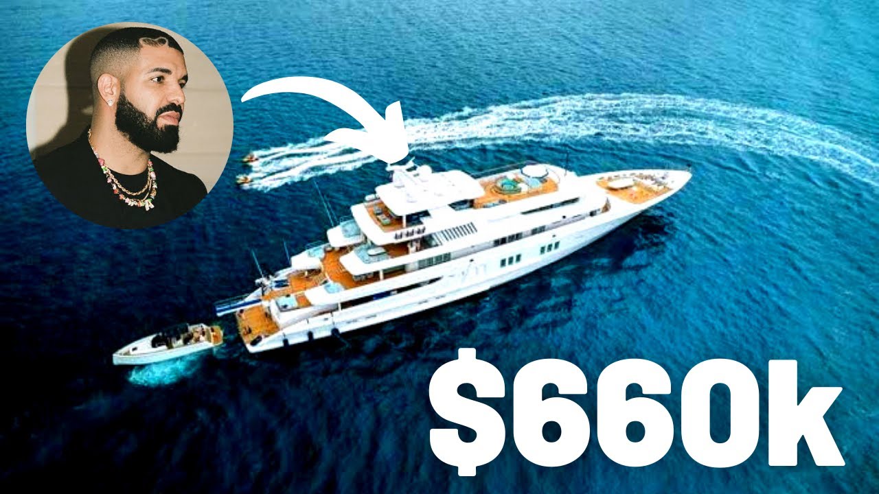 Inside Drake's $660K European yacht excursion | Luxvids - YouTube
