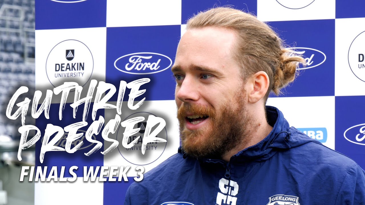 Guthrie Press Conference | Prelim Final - YouTube