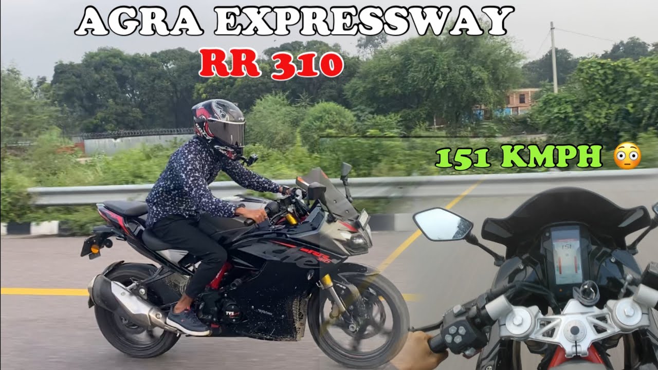 First Time on AGRA EXPRESSWAY | Apache RR 310 | The Introvert Rider - YouTube