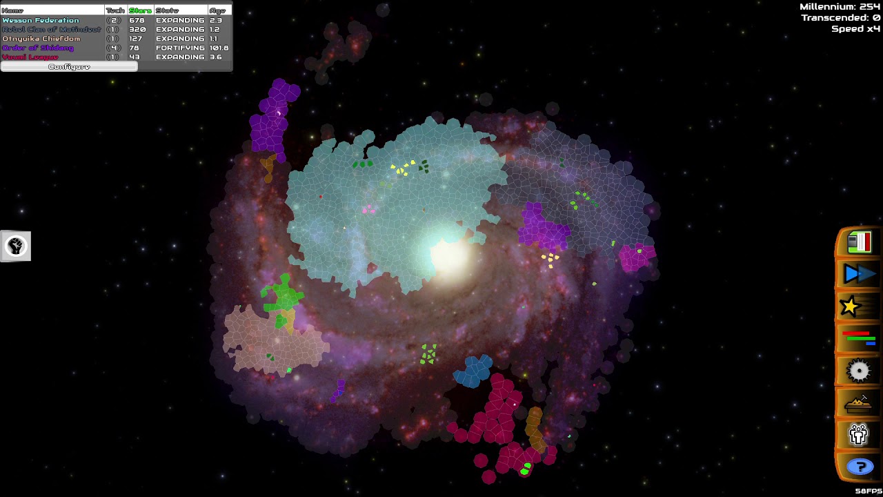 Galimulator - 463,000 Year Timelapse of Custom Galaxy Map - YouTube