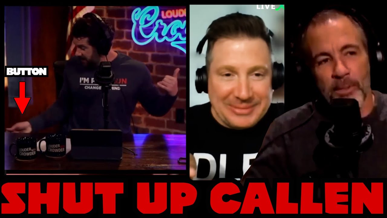Steven Crowder Hits Bryan Callen With The Dave Landau Button - YouTube