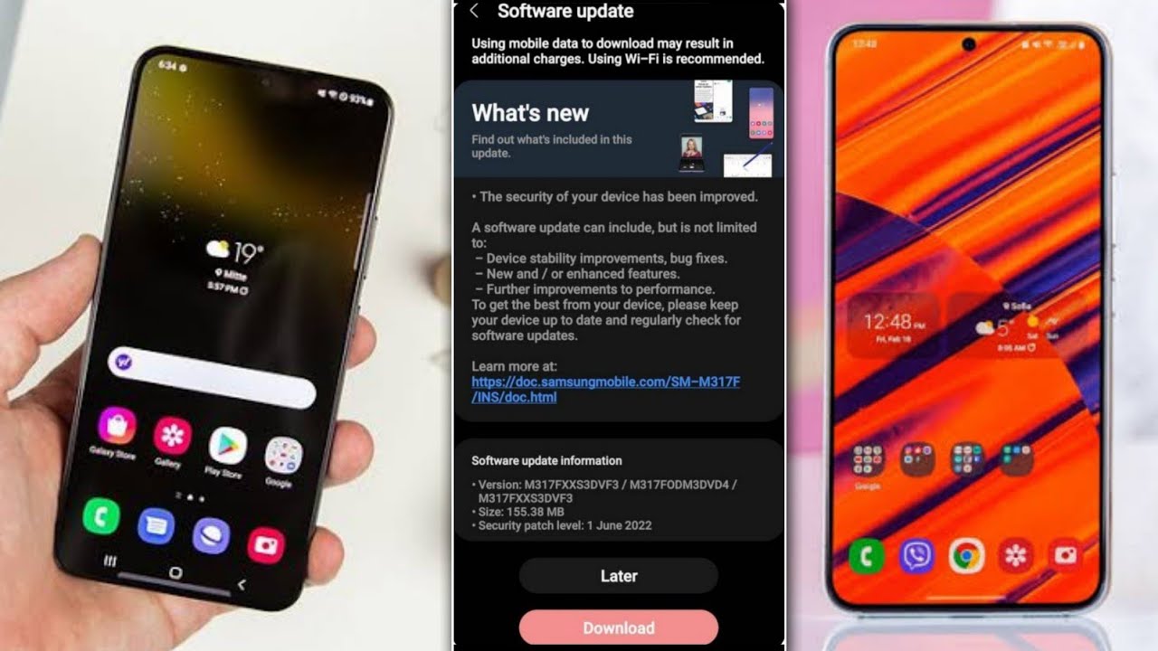 Samsung Released New Software Update🔥- S21 FE,A52s,S20 FE,M52,M32,F62 ...