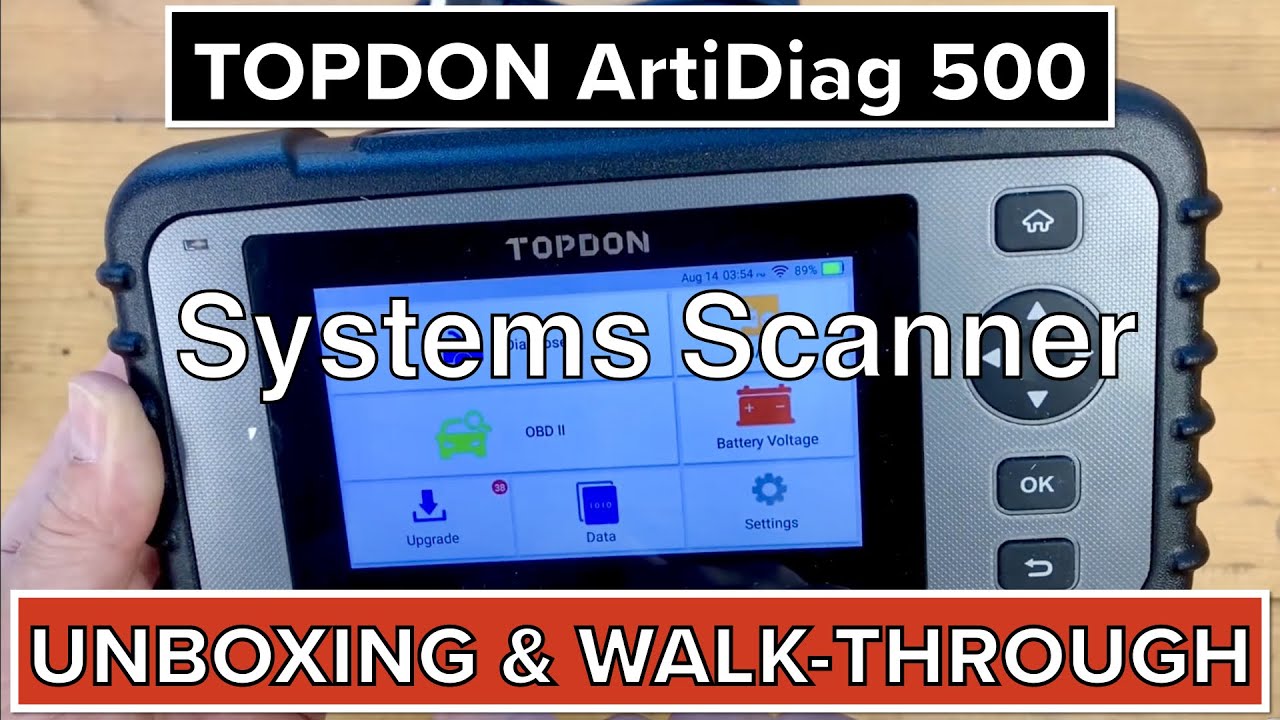 DIY Code Reader ArtiDiag 500 TOPDON, 48% OFF