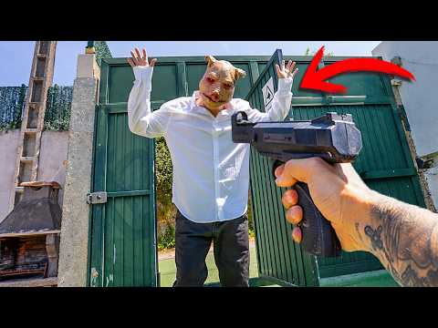 DISPARO A EL CERDO CON UN ARMA *EL FIN*