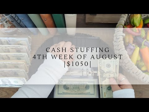 Weekly Cash Stuffing | $1050 | Cash Budgeting System | Debt Payoff ...