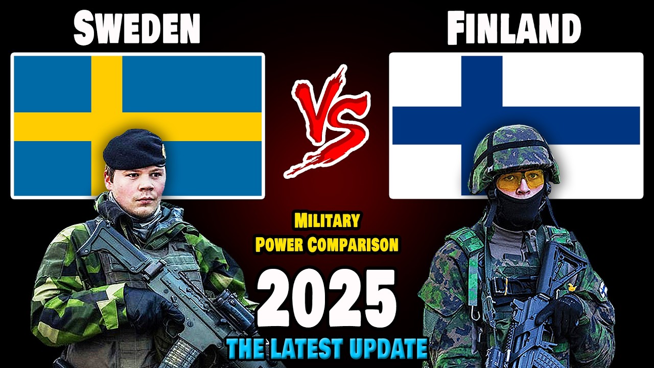 Sweden vs Finland Military Power Comparison 2025 | Finland vs Sweden ...