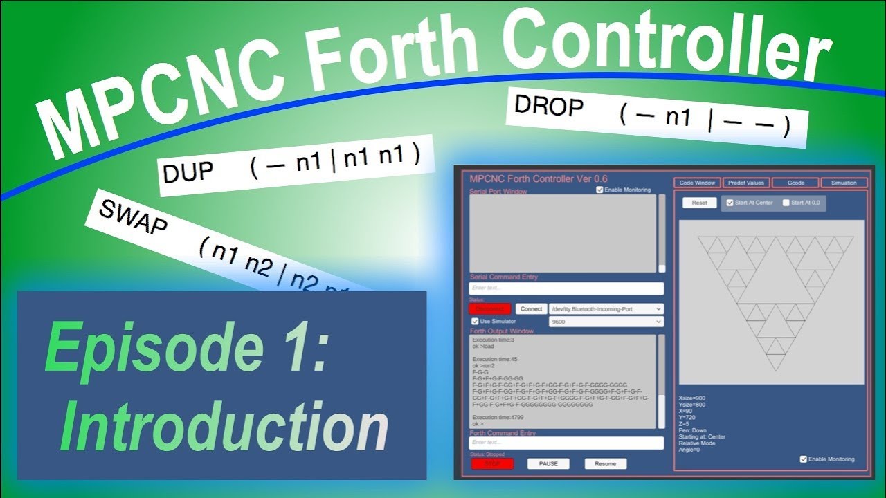 MPCNC Forth Controller Episode 1 - introduction - YouTube
