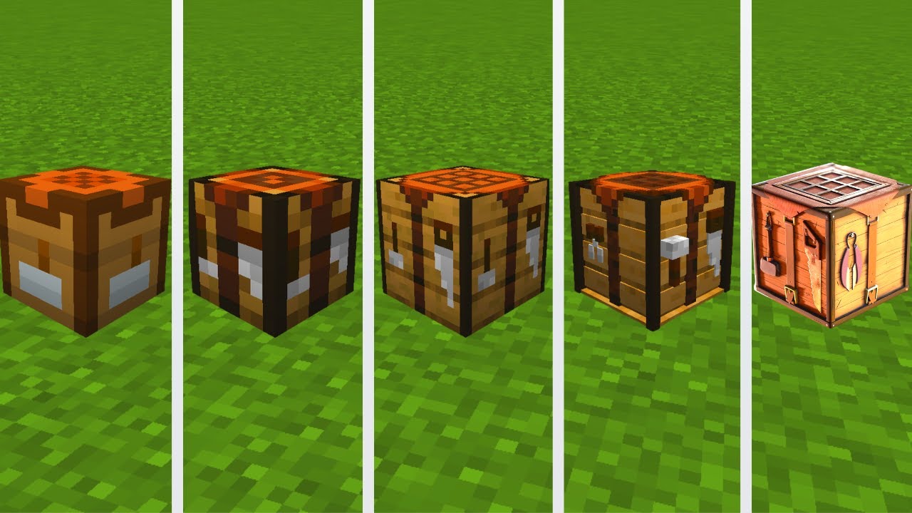 Minecraft Crafting Table Texture