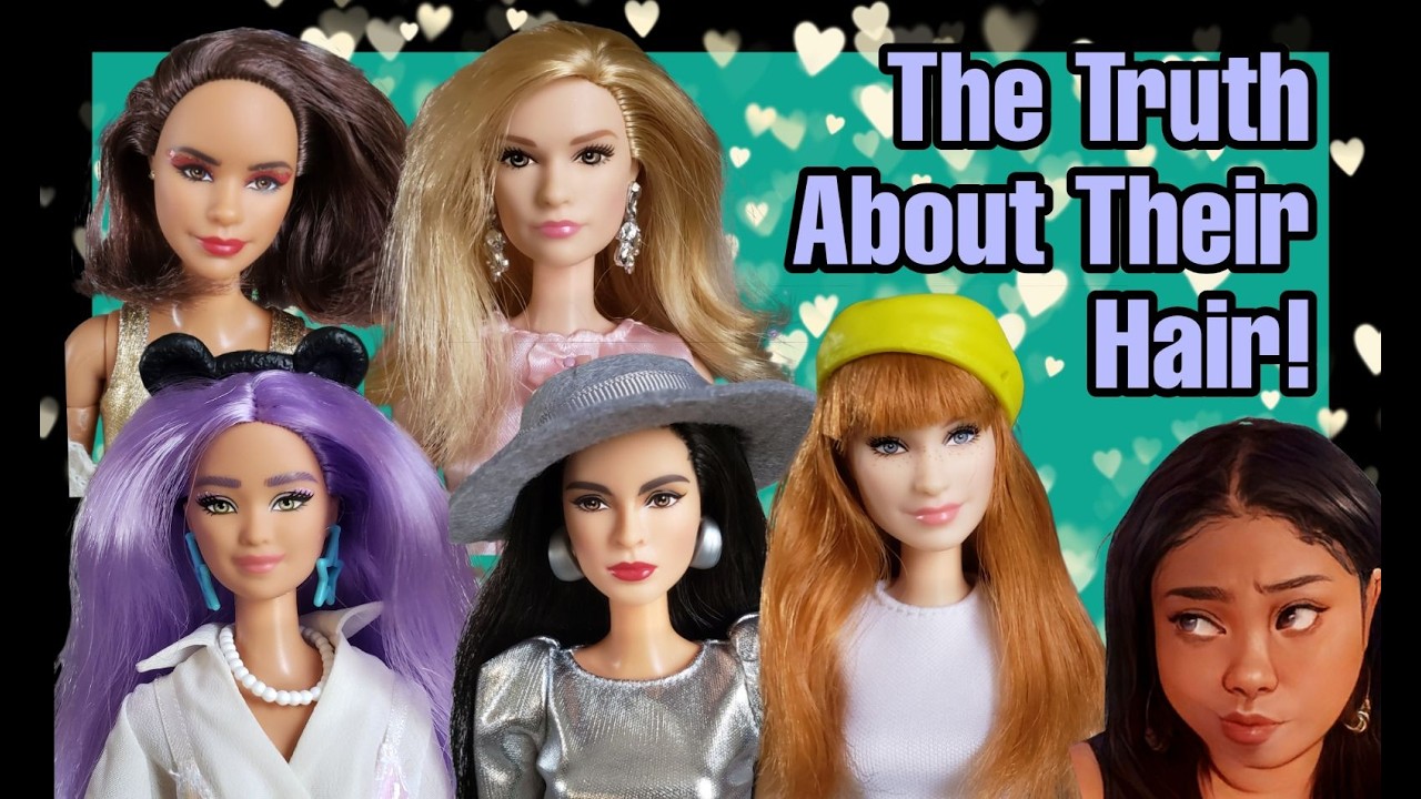 The Truth About Barbie Dolls w/ Updo Hairstyles- Do dolls w/ ponytails ...