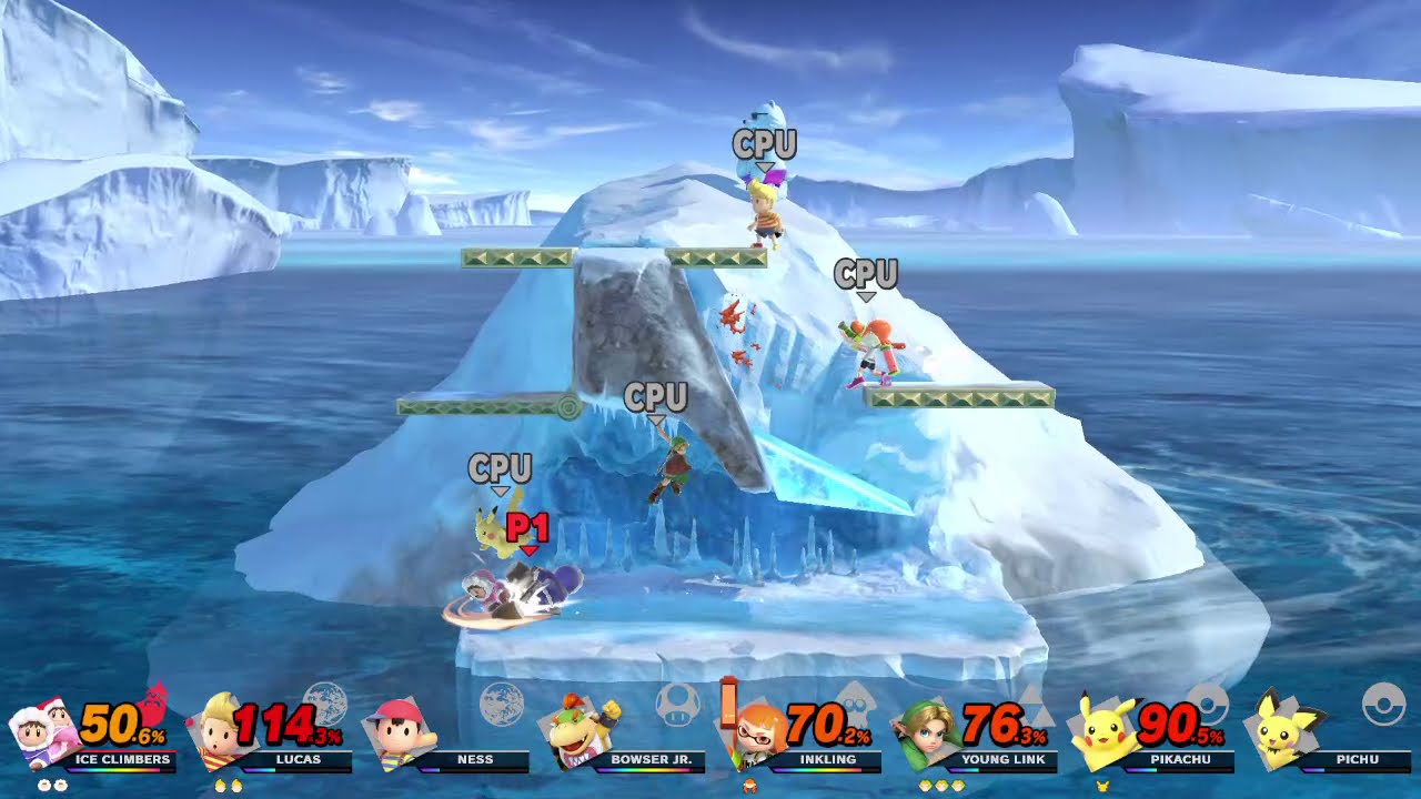 Super Smash Bros. Ultimate (8 Player Smash w/Ice Climbers) - YouTube