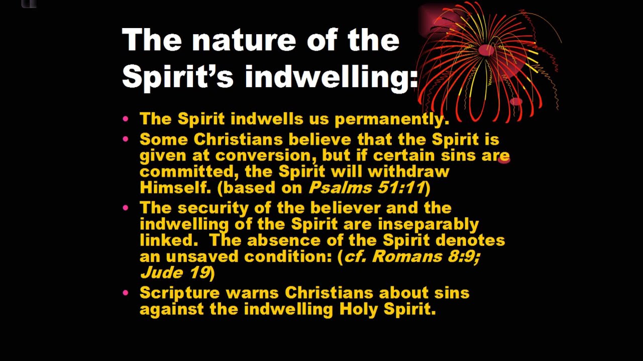 Lecture On The Work Of The Holy Spirit YouTube Lecture On The Work Of The Holy Spirit YouTube