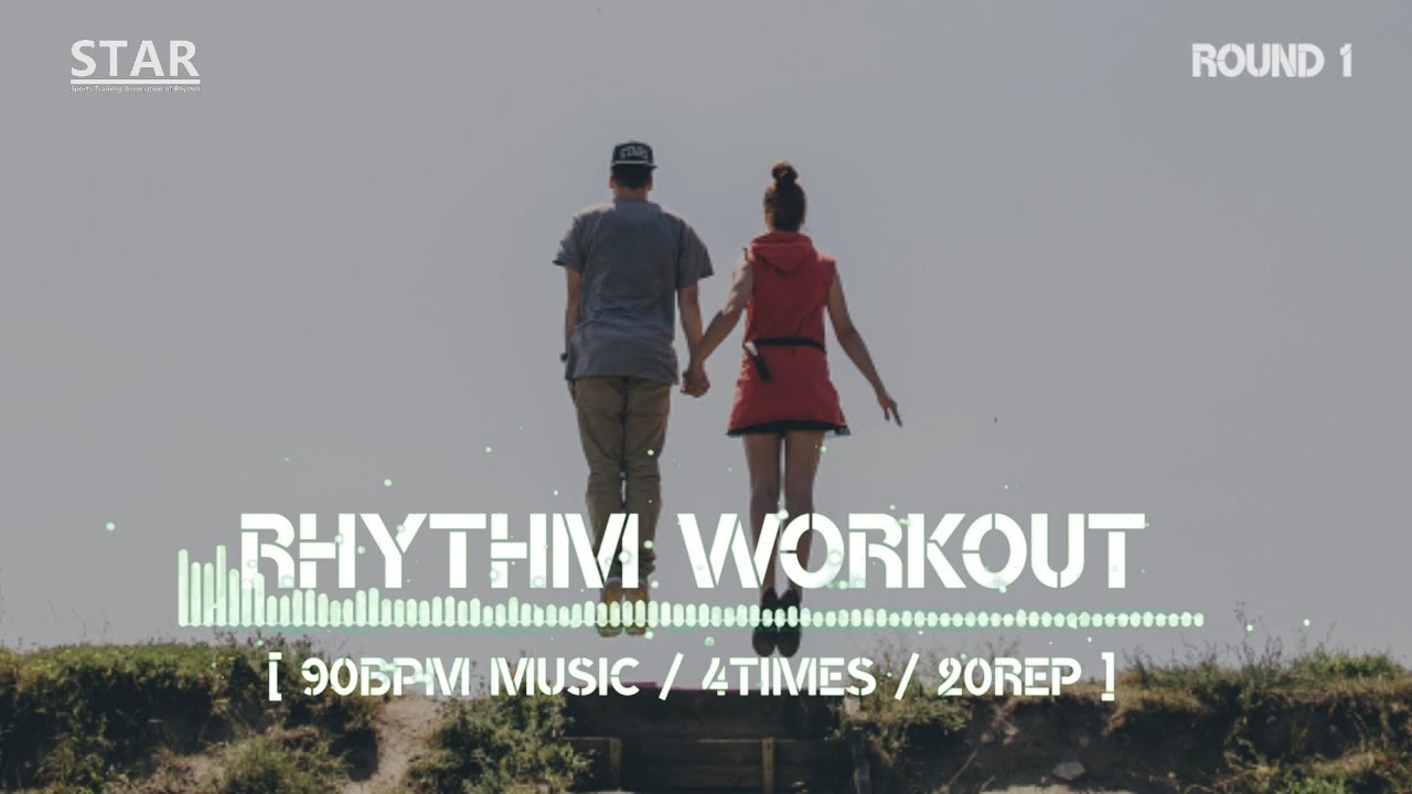 RHYTHM WORKOUT MUSIC/ 90BPM / 4TIMES-20REPS 5ROUND #7 - YouTube