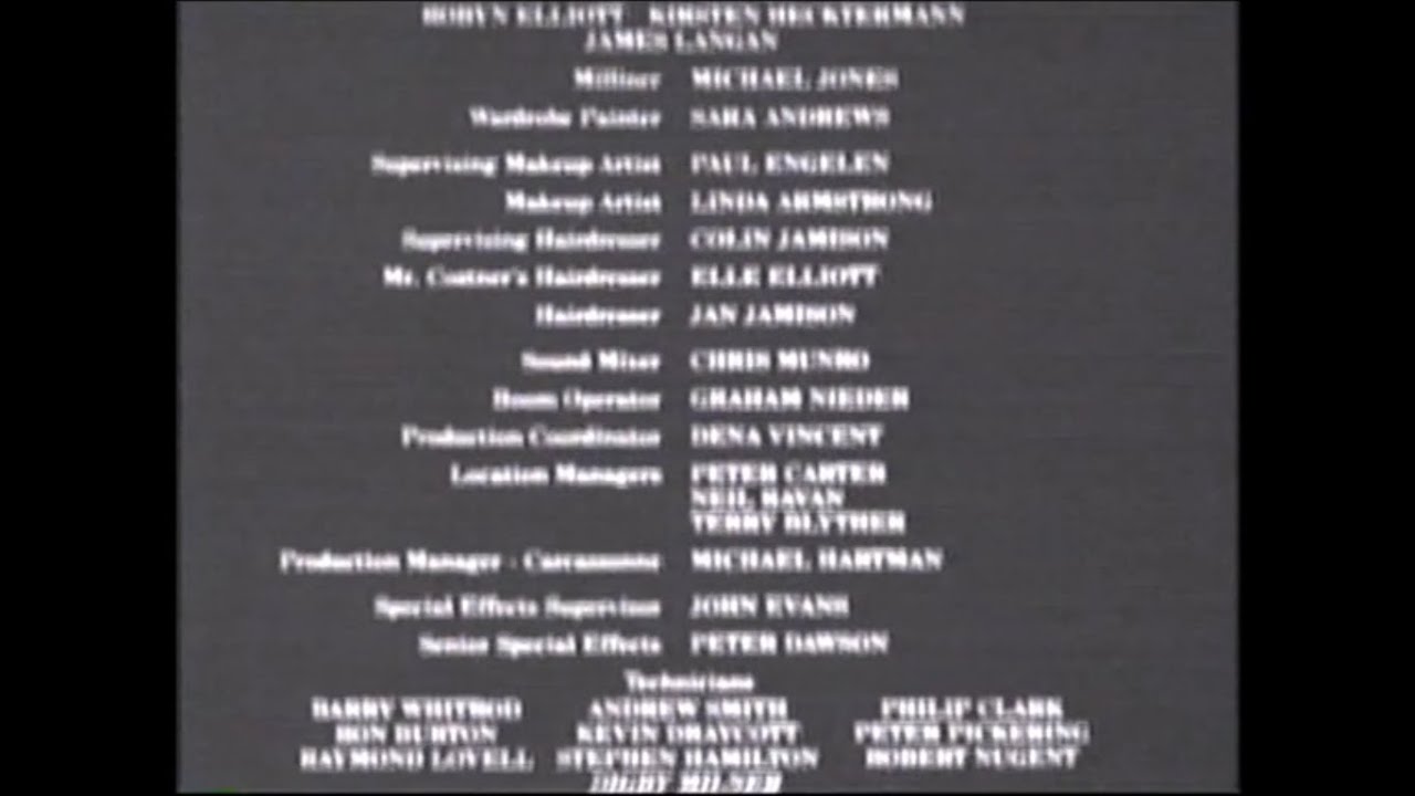Robin Hood: Prince Of Thieves (1991) End Credits (Telefutura 2004 ...