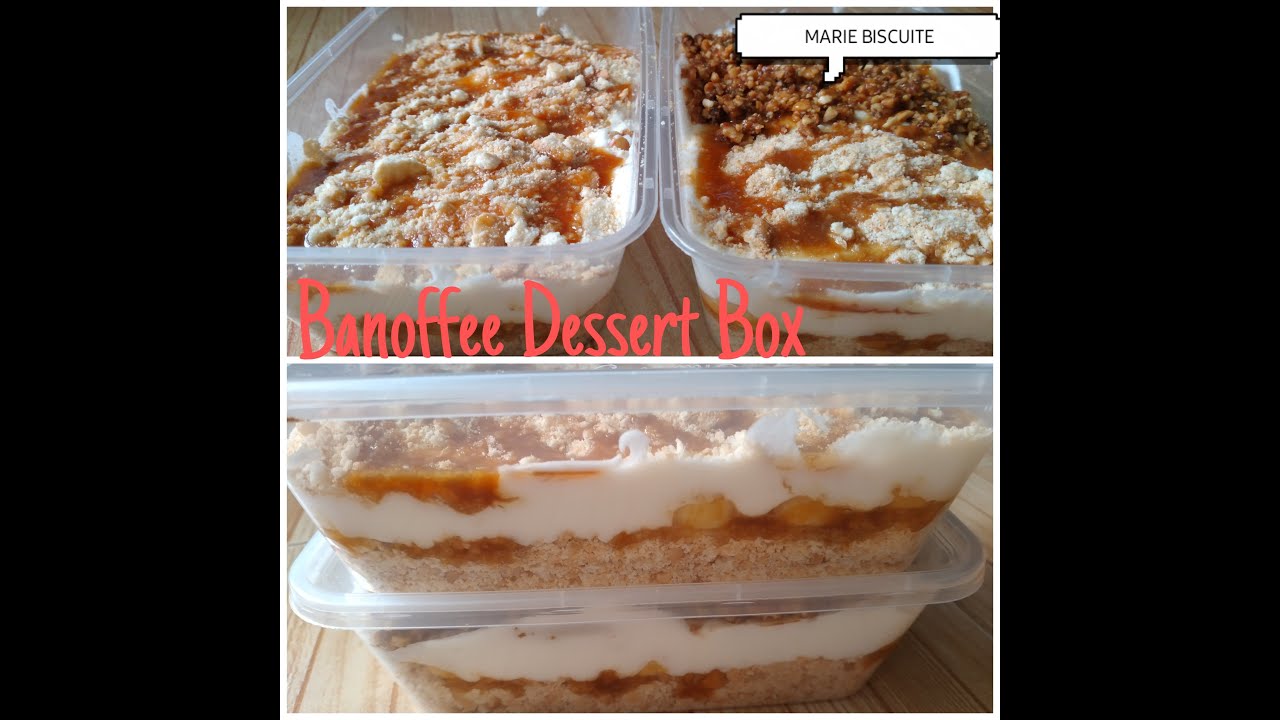 Banoffee||Banana Toffee||Dessert Box simple ala MamaKia - YouTube