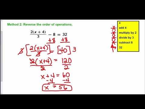 1-2 Solving Linear Equations Part 1 - YouTube