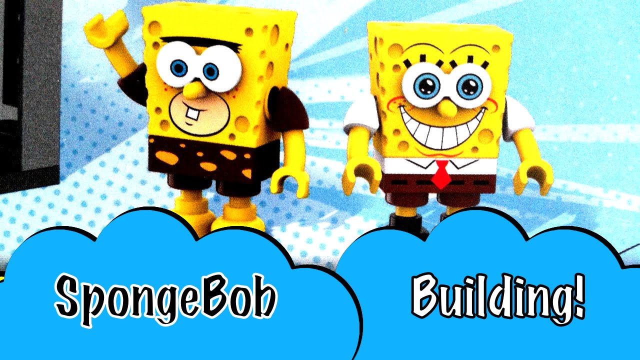 Build SpongeBob SquarePants Mega Bloks Building Toy Photo Booth Time ...