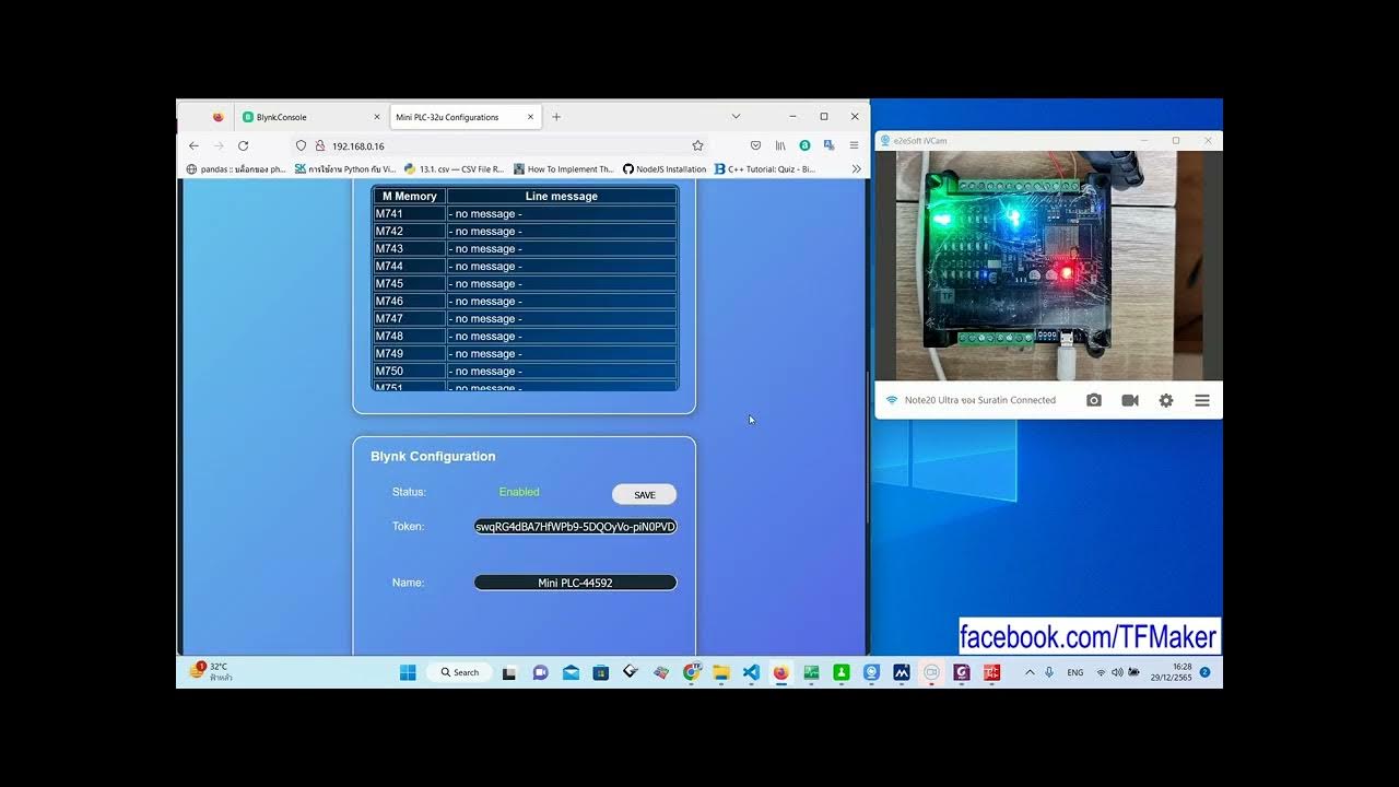 ESP32 PLC (Mini PLC-32u) - How to use Mini PLC-32u with blynk 2.0 - YouTube