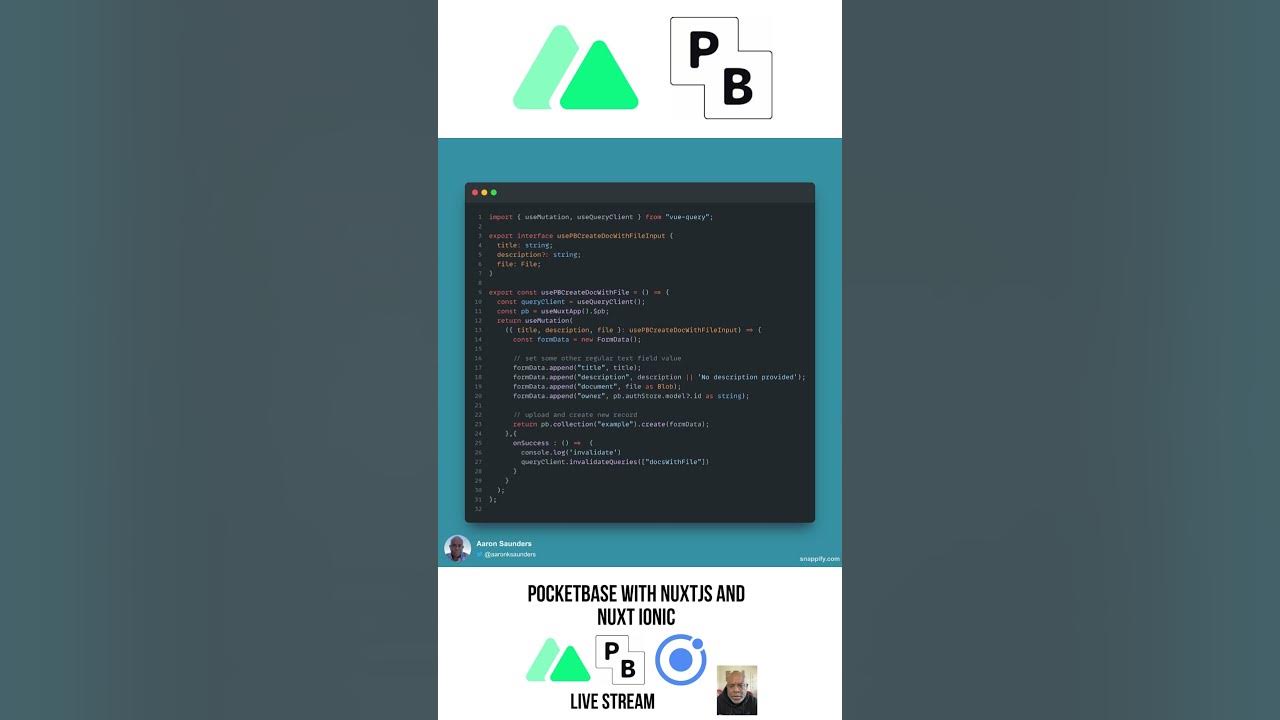 Nuxtjs Pocketbase And Nuxt Ionic Shorts Youtube
