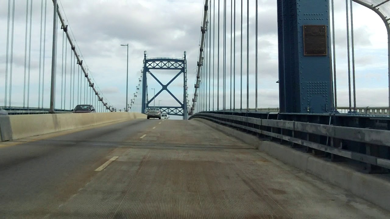 Anthony Wayne Bridge eastbound - YouTube