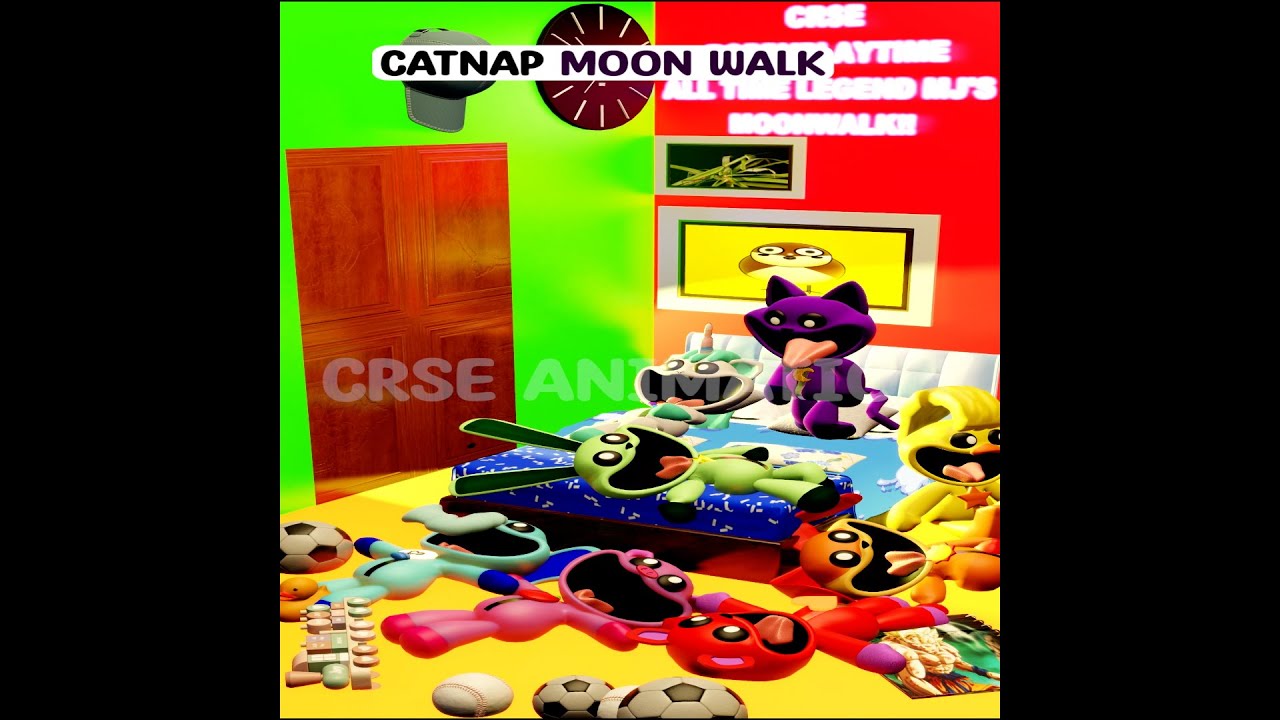POPPYPLAYTIME Catnap moon walk dance!! #catnap #animation - YouTube