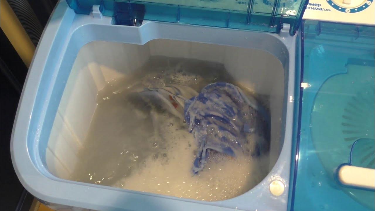 Стирка постельного белья с помощью стиральной машины Renova WS-40 PET ...