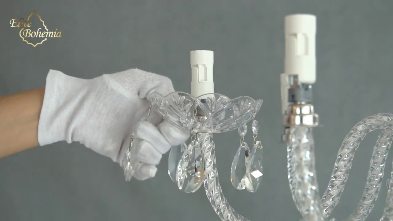 How to assemble a chandelier? - YouTube